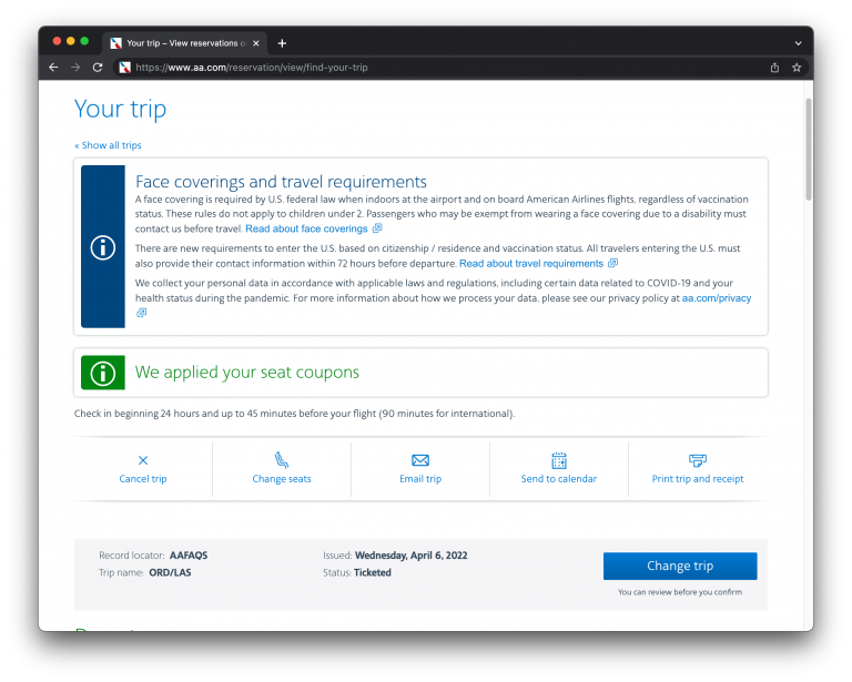 FAQs – American Airlines FAQs